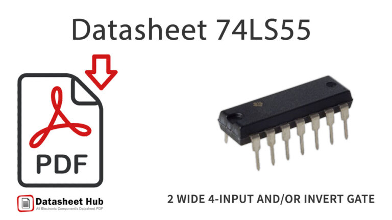 74LS55 2 WIDE 4-INPUT AND/OR INVERT GATE - Datasheet Hub