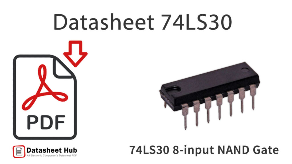 74LS30 8-input NAND Gate - Datasheet Hub