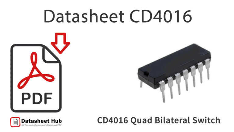 CD4016 Quad Bilateral Switch - Datasheet Hub