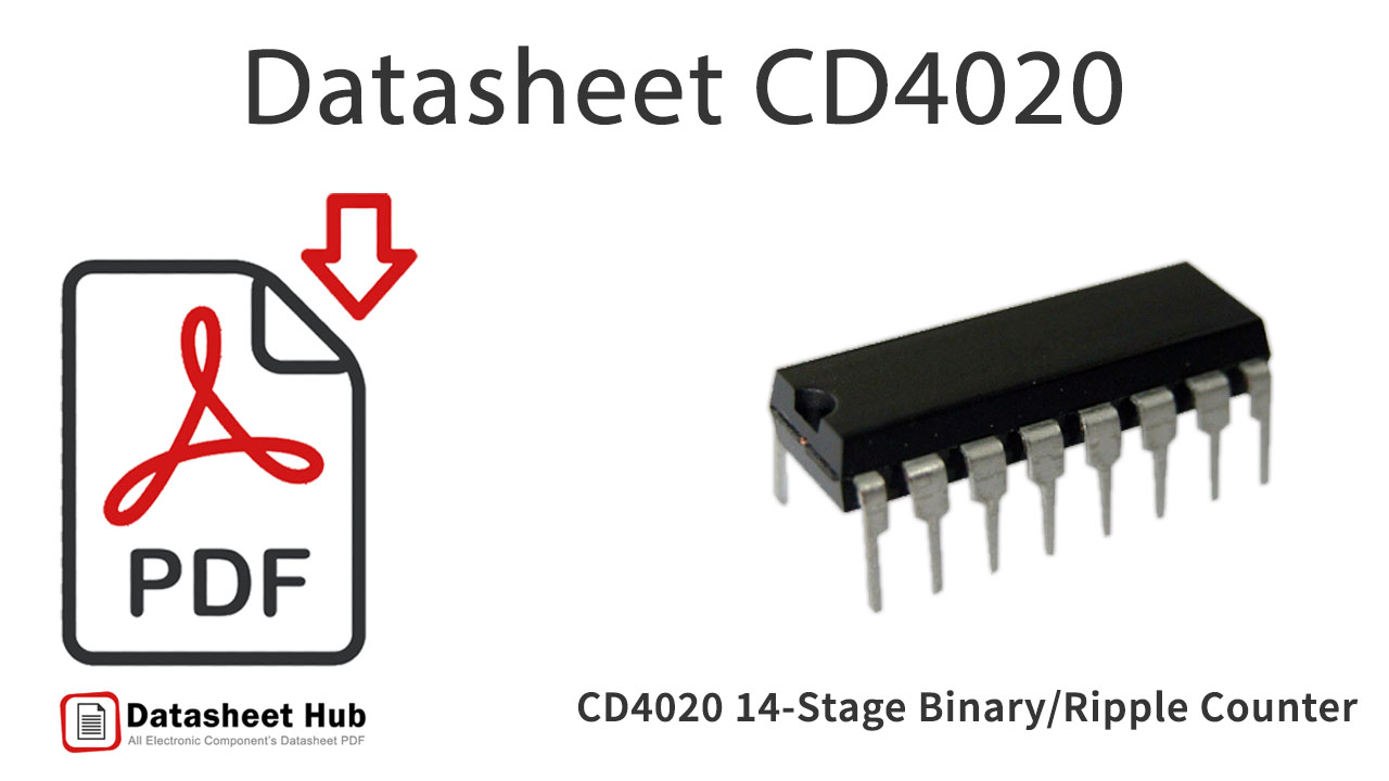 CD4020 14-Stage Binary/Ripple Counter - Datasheet Hub