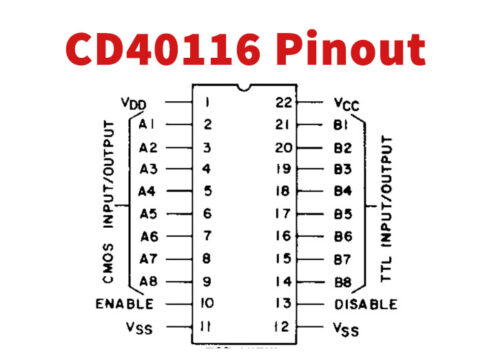 CD40116-8-bit bidirectional CMOS-to-TTL level converter - Datasheet Hub