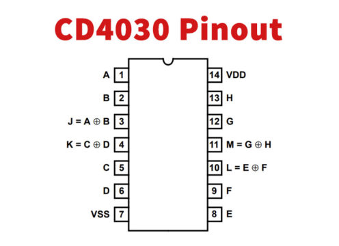 CD4030 Quad EXCLUSIVE-OR Gate - Datasheet Hub
