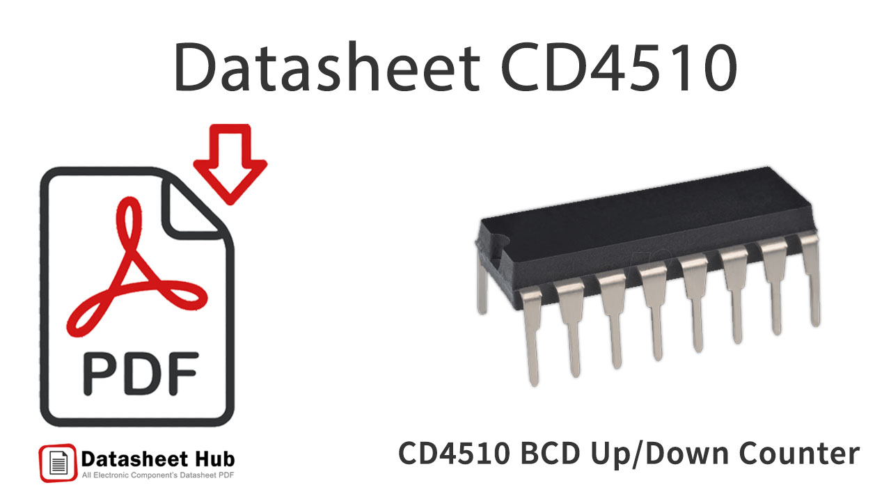CD4510 BCD Up/Down Counter - Datasheet Hub