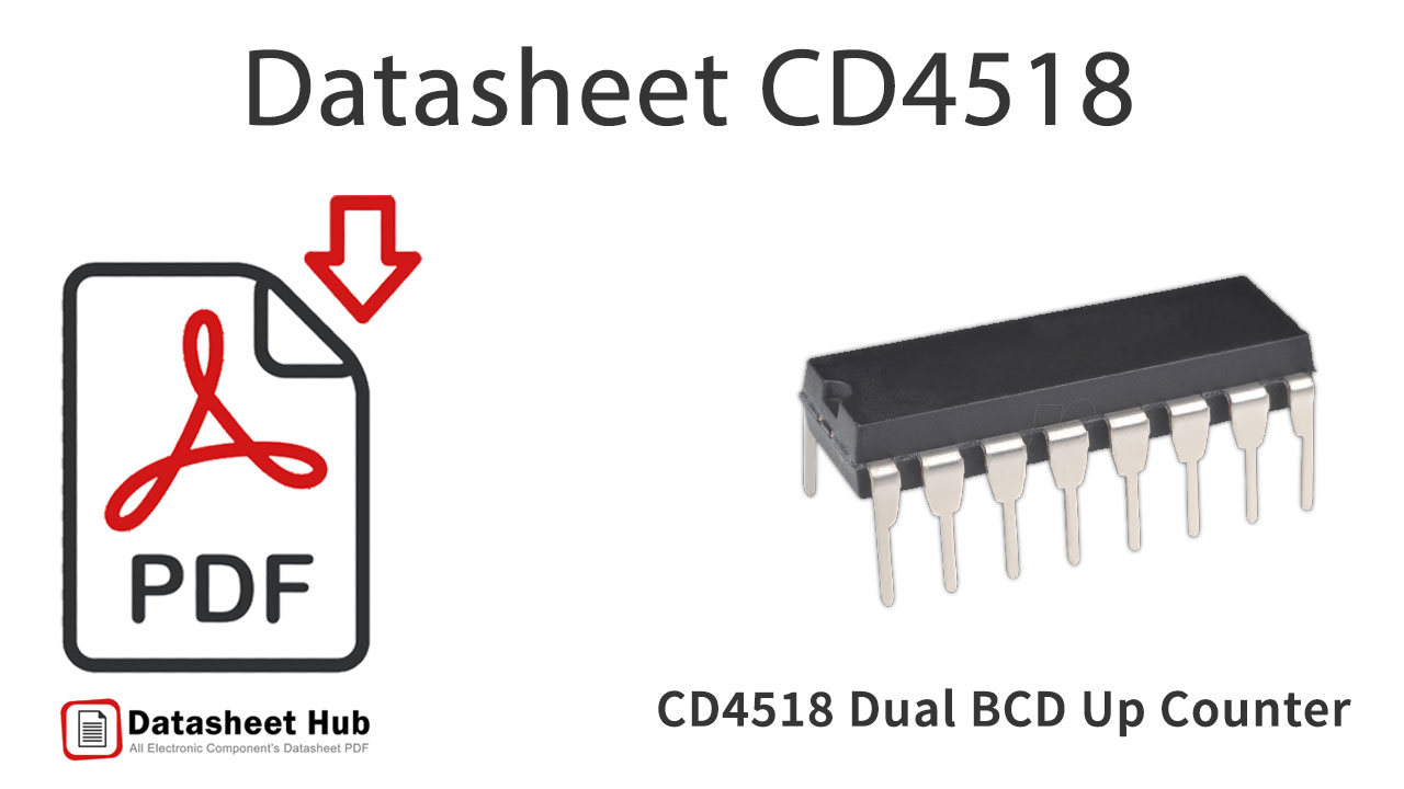 CD4518 Dual BCD Up Counter - Datasheet Hub