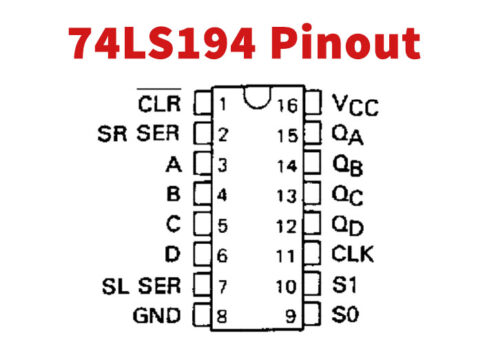 74LS194 4-bit Bi-directional Shift Register - Datasheet Hub