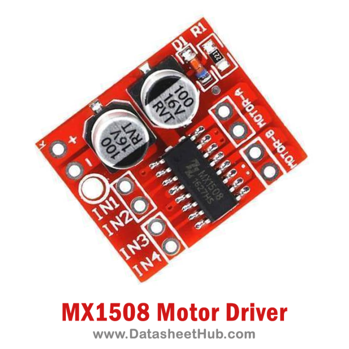 MX1508 Mini Dual Channel 1.5A DC Motor Driver Module - Datasheet Hub
