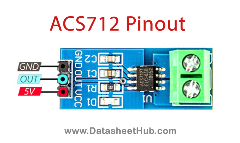 ACS712 30A range Current Sensor Module - Datasheet Hub
