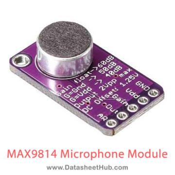 MAX9814 Microphone Amplifier Module - Datasheet Hub