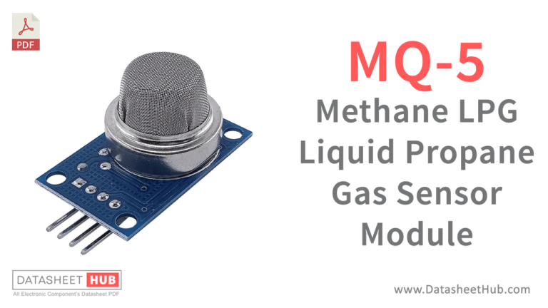 MQ5 Methane LPG Liquid Propane Gas Sensor Module - Datasheet Hub