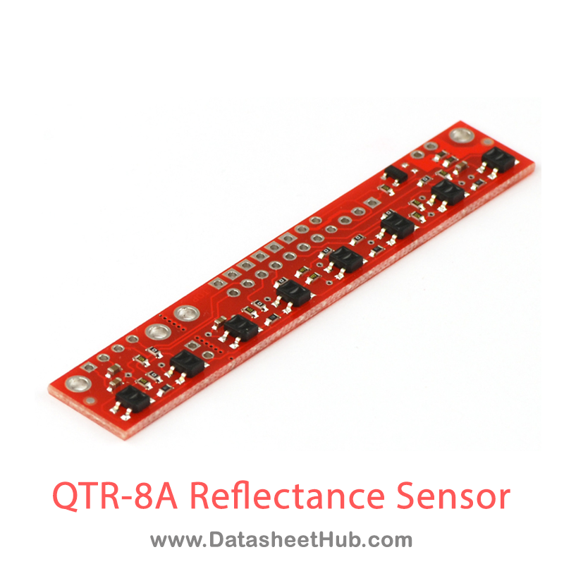QTR-8A 8-Channel Reflectance Sensor Array Module - Datasheet Hub