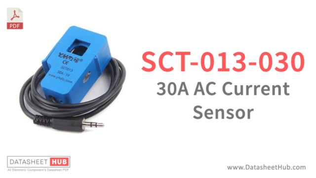 SCT-013-030 30A Non-invasive AC Current Sensor Clamp Sensor - Datasheet Hub