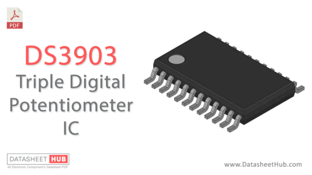 DS3903 Datasheet – Triple Digital Potentiometer IC - Datasheet Hub