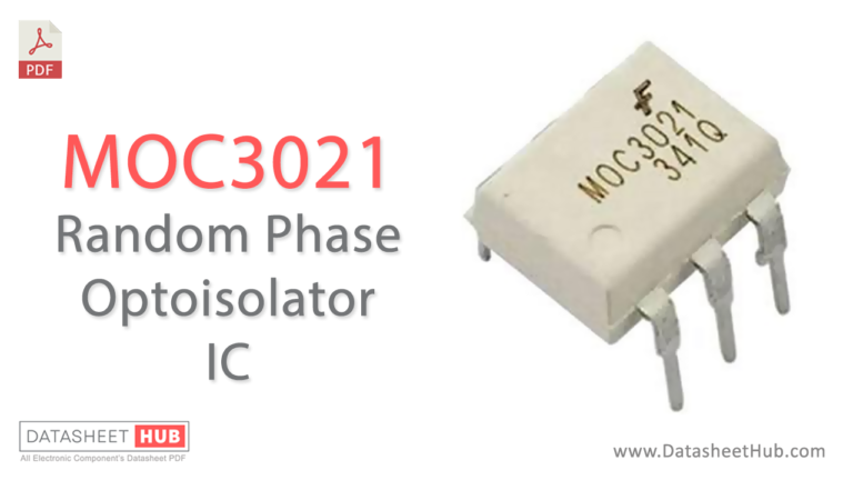 MOC3021 Datasheet – Random Phase Optoisolator IC - Datasheet Hub