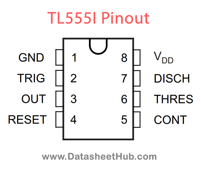 TL555I Datasheet – LinCMOS Timer IC - Datasheet Hub